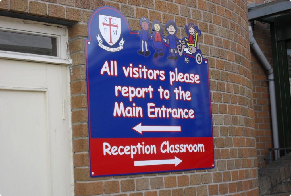 Main Entrance Sign - Signs2Schools