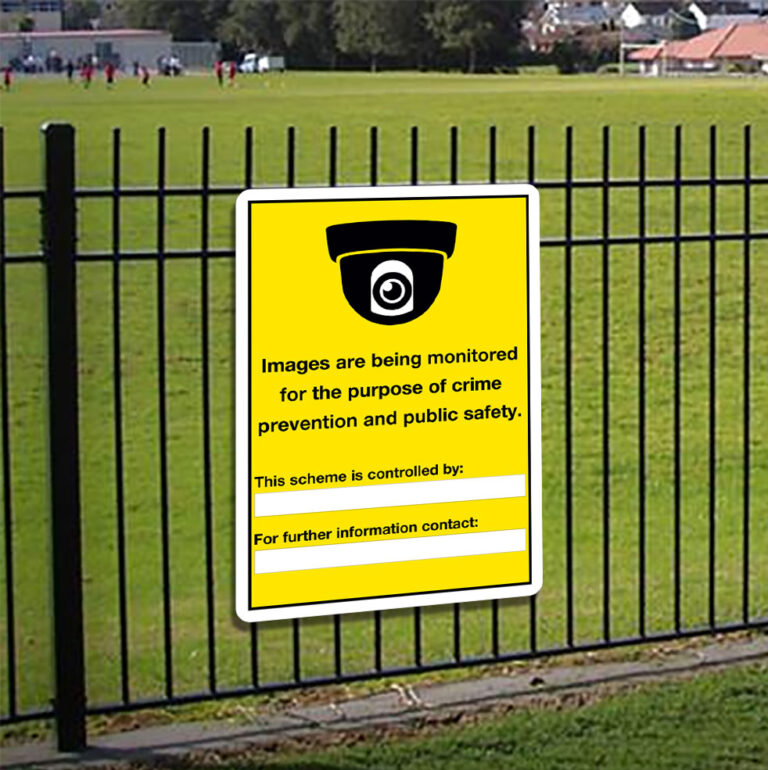 Images Are Being Monitored For Public Safety Sign - Signs2Schools