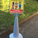 Parking Buddies Kiddie Pavement Signs - Signs2Schools