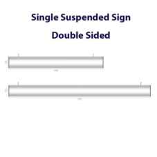 Suspended Ceiling Directional Signs - Signs2Schools